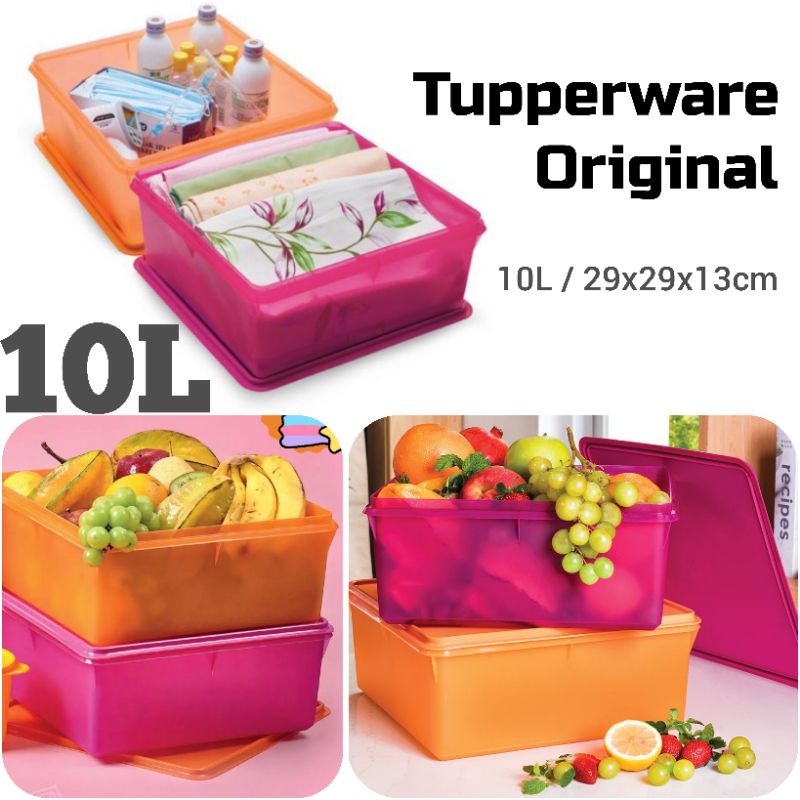 Jual Tupperware Original Wadah Jumbo Penyimpanan Makanan Pakaian Barang ...