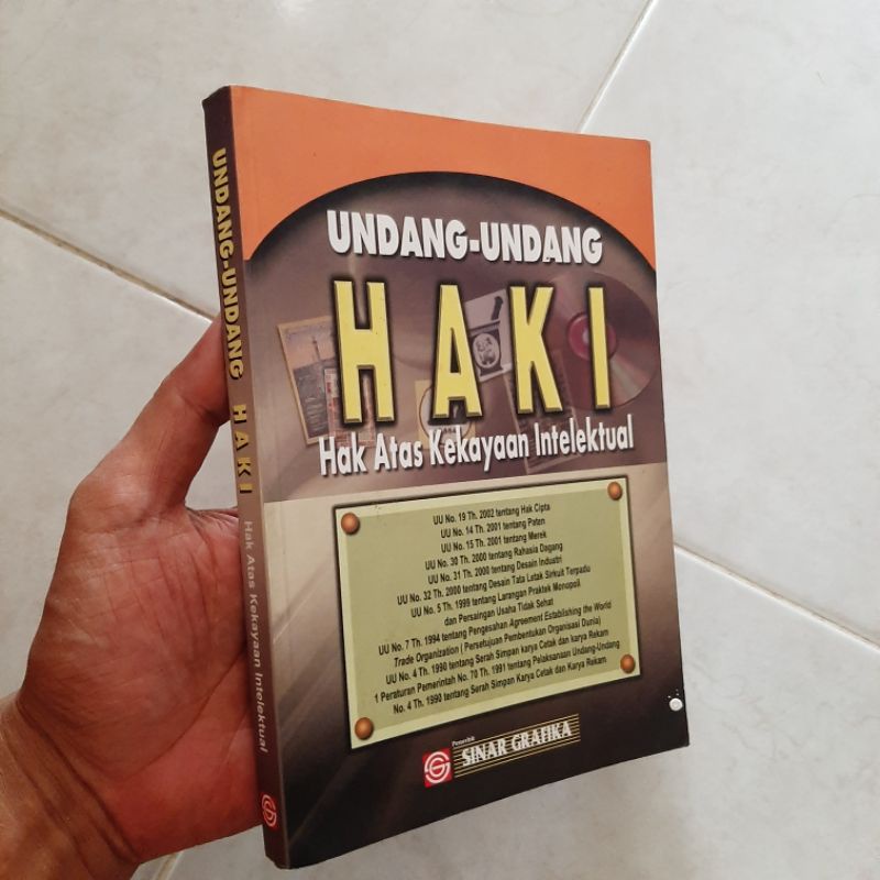 Jual Undang-Undang HAKI (Hak Atas Kekayaan Intelektual) Penerbit : Sinar Grafika | Shopee Indonesia