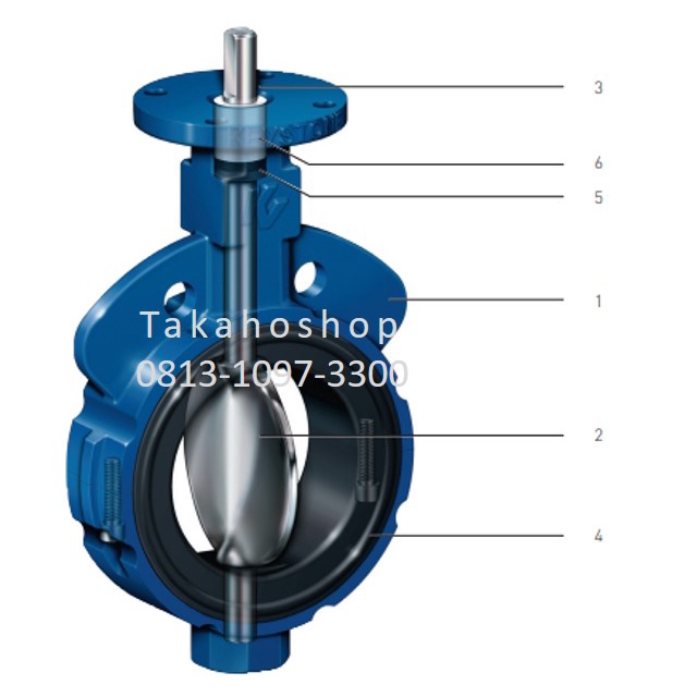 Jual KEYSTONE BUTTERFLY VALVE FIG. 990 UKURAN 2 INCH DN 50 MM | Shopee ...