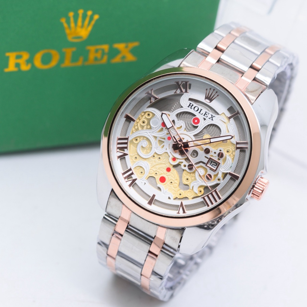 Jual Jam Tangan Pria Wanita Rolex Batik Rantai | Shopee Indonesia