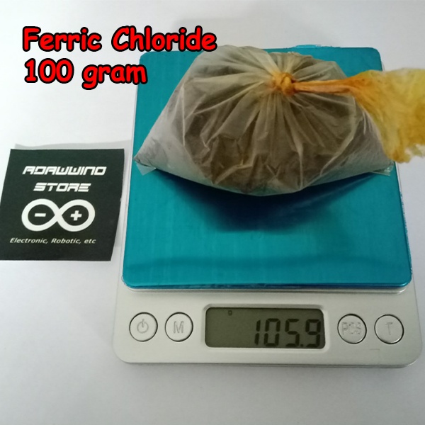 Jual Ferric Chloride FeCl3 Etching PCB Pelarut Ferri Klorida 100 gram ...