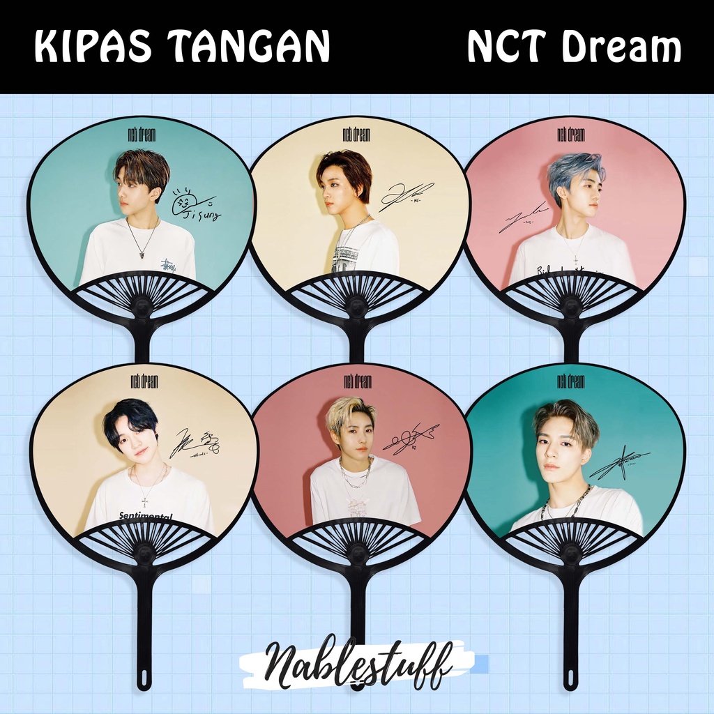 Jual Kipas Tangan NCT Dream Puzzle Piece Ver // Kipas Kerang ...