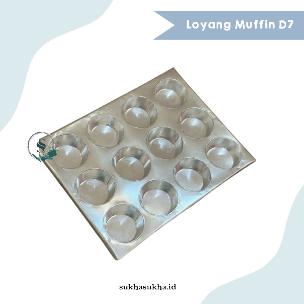 Jual Loyang Muffin Sus Maker Polos Loyang Kue Mangkok Ukuran Diameter 6 ...