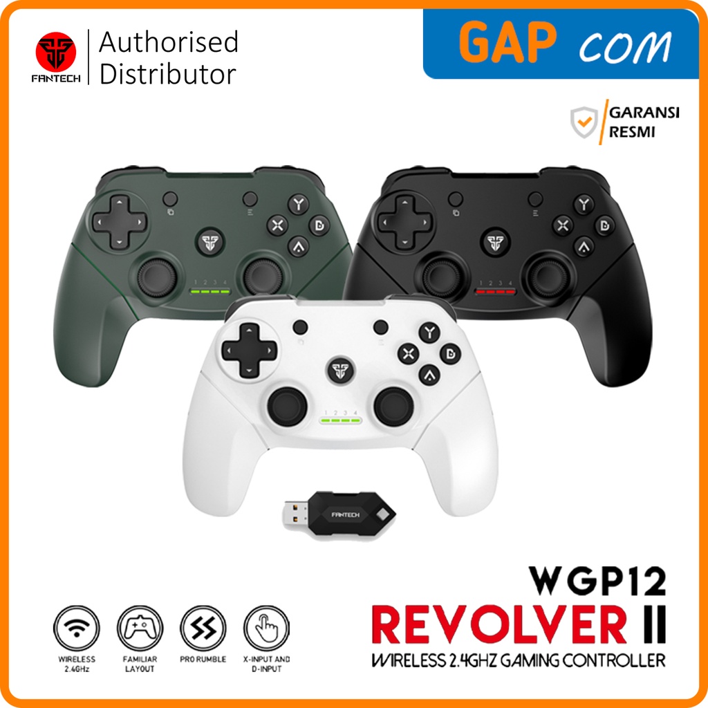 Jual Joystick Gamepad Stik PC Android PS3 Wireless Fantech WGP12 ...