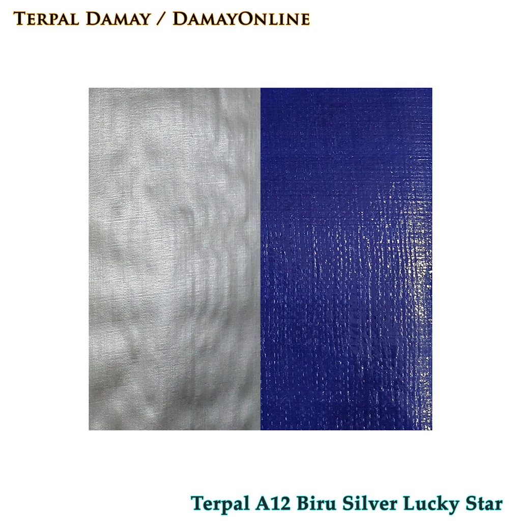 Jual Terpal Jadi A12 Biru Silver Korea Lucky Star ( Harga / Rol ...