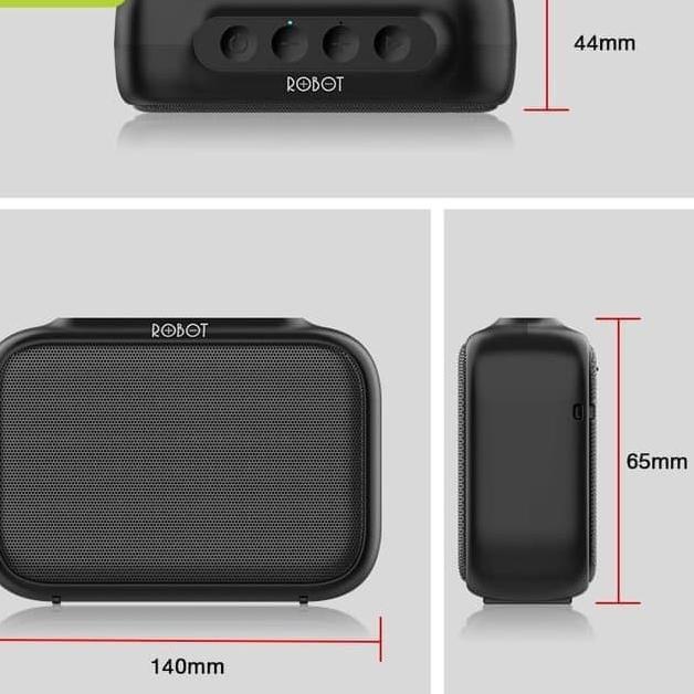 Jual SNT164 ROBOT Speaker Bluetooth V5.0 Mini Portable Support Micro SD & USB Garansi Original ...