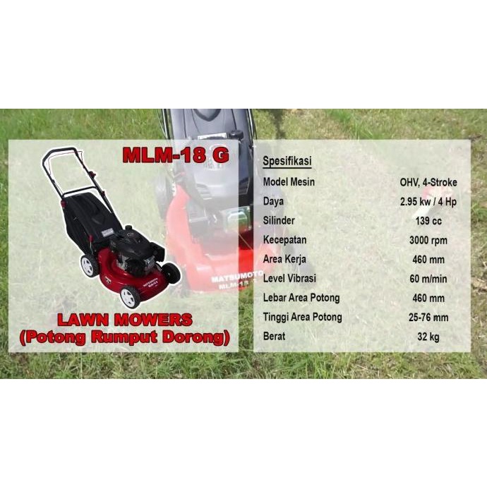 Jual Sparepart Roda Set Mesin Potong Rumput Dorong Lawn Mower MLM 18 G ...