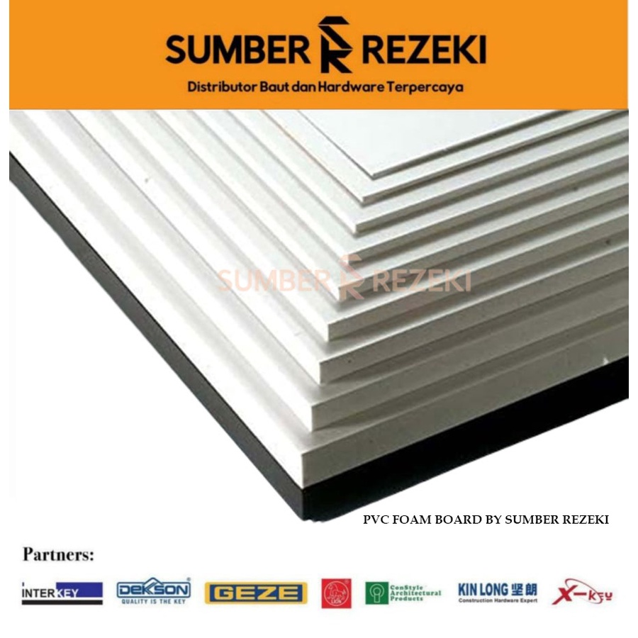 Jual PVC Foam Board Tebal 10mm 122x244 triplek | Keperluan maket dll ...