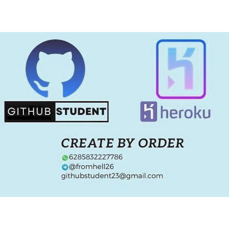 Jual GITHUB STUDENTS & HEROKU PREMIUM | Shopee Indonesia