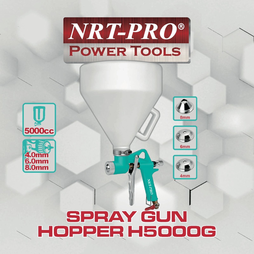 Jual Spray Gun Texture NRT-Pro H5000G Alat Cat Semprot Tekstur semen ...