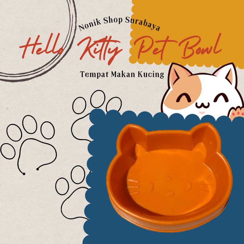 Jual Hello Kitty Pet Bowl / Tempat Makan Kucing | Shopee Indonesia