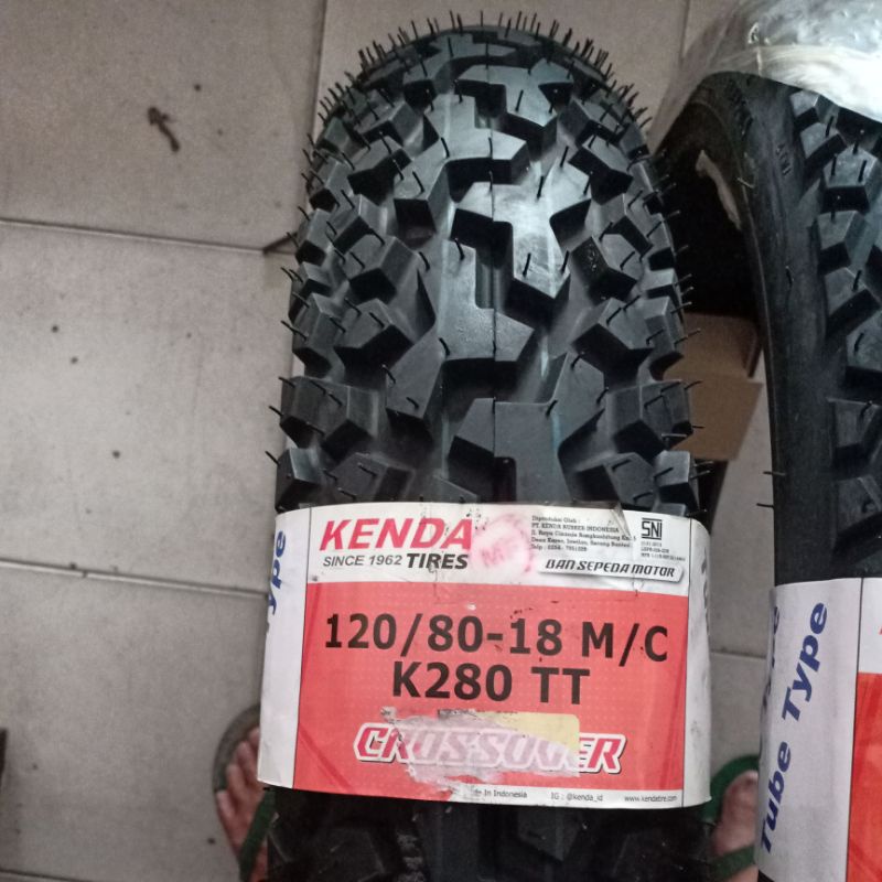 Jual ban kenda semi cross/trail ring 18 ukuran 410/18 dan 120-80/18 ...