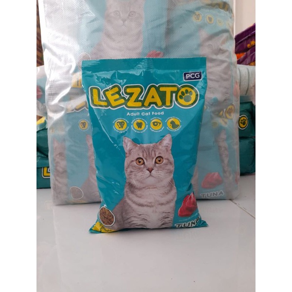 Jual Makanan Kucing Lezato Fresppack 1Kg / Lezato Cat Tuna 1Kg | Shopee ...