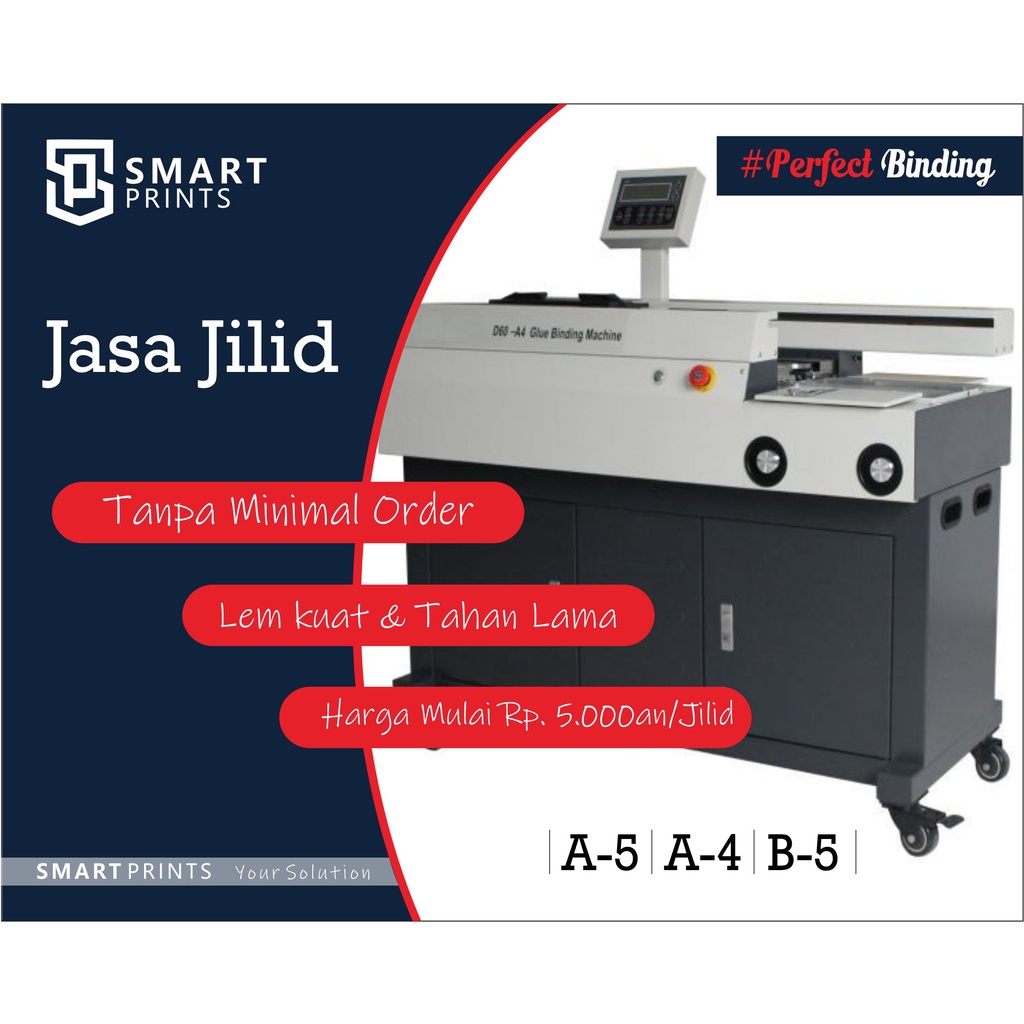 Jual JASA JILID - HARD COVER - SOFT COVER (Perfect Binding) | Shopee ...