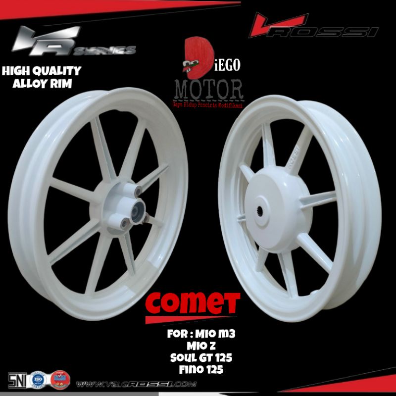 Jual Velg Racing VRossi Comet Yamaha Mio M3 - Mio Z - Fino 125 - Soul ...