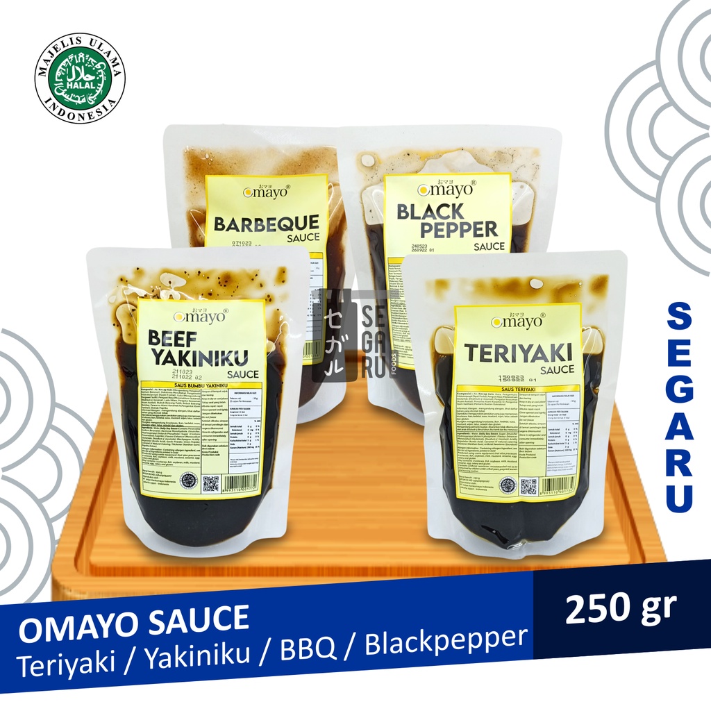 Jual Omayo Japanese Teriyaki / Beef Yakiniku / BBQ / Blackpepper Sauce ...