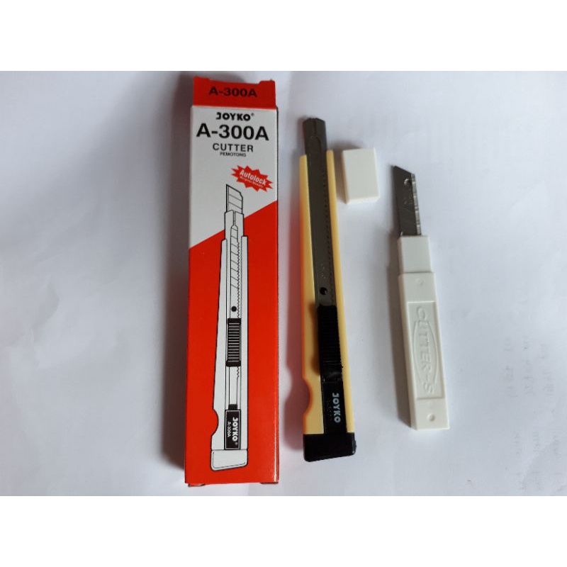 Jual Cutter A-300A Joyko Gratis Isi Cutter A100 5 Pcs | Shopee Indonesia