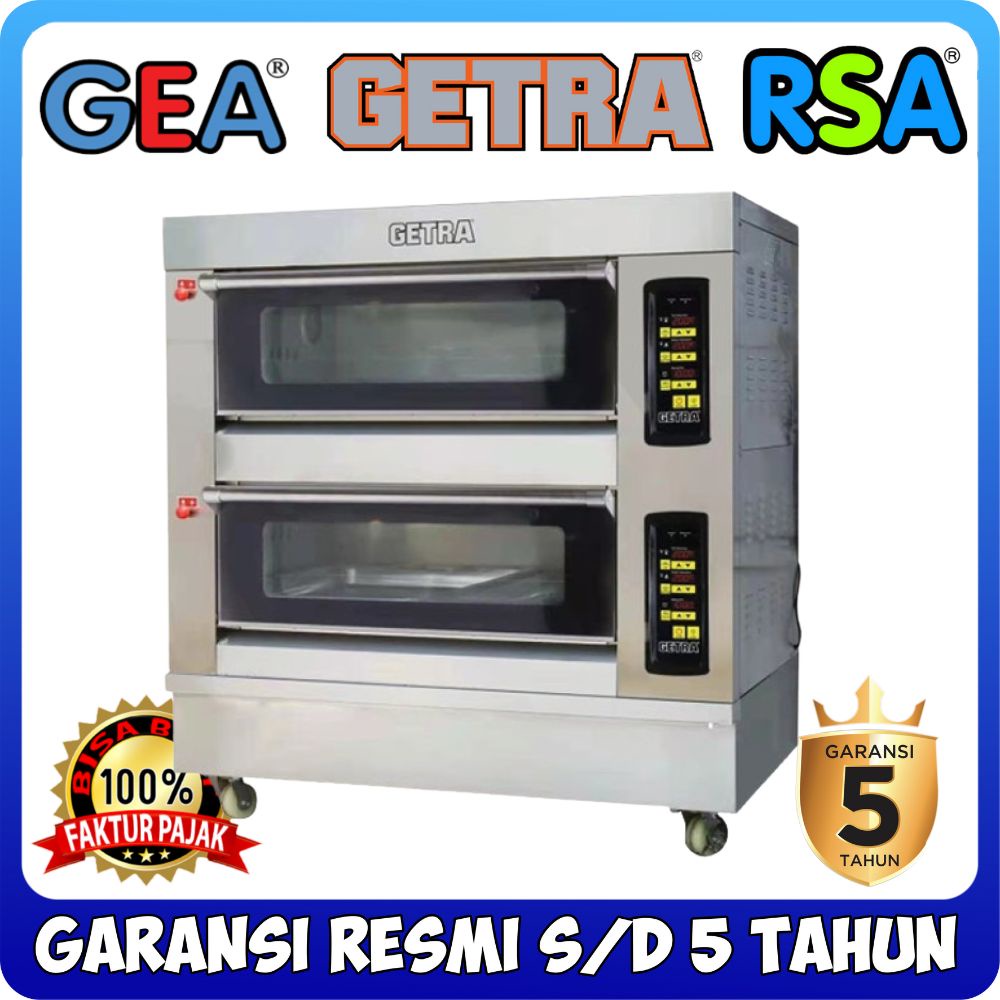 Jual ELECTRIC BAKING OVEN GETRA ED-24 OVEN ROTI LISTRIK 2 DECK 4 TRAY ED 24 GARANSI RESMI ...