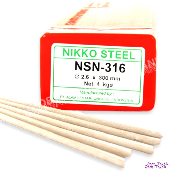 Jual Kawat Kawat Las Stainless Nikko Steel Nsn-316 2.6Mm Original ...