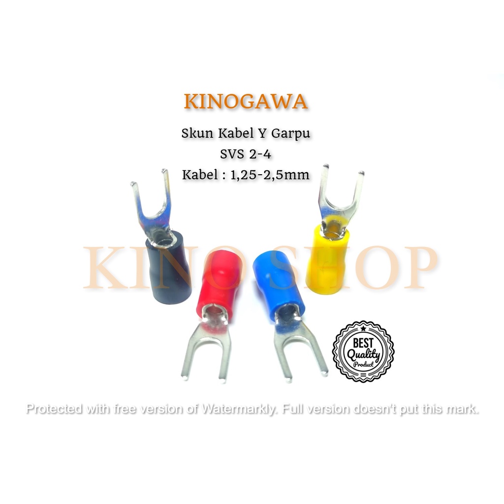 Jual Skun Garpu 2 - 4 Skun Y Skun Vinyl - Per 10pcs | Shopee Indonesia