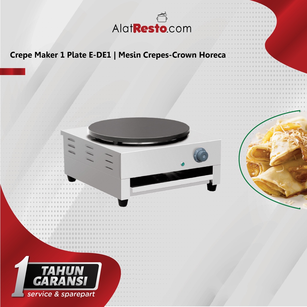 Jual Crepe Maker 1 Plate E-DE1 | Mesin Crepes-Crown Horeca | Shopee ...