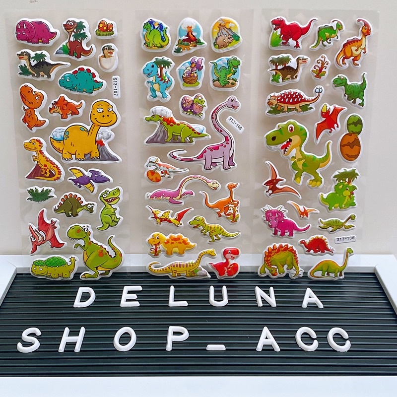 Jual [Delunashop_Acc] KRG-A stiker anak 3D timbul karakter sticker ...