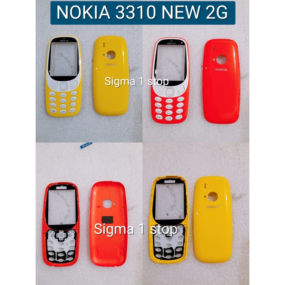 Jual CASING NOKIA 3310 NEW 2G ORIGINAL COVER CASE KESING 3310 REBORN ...