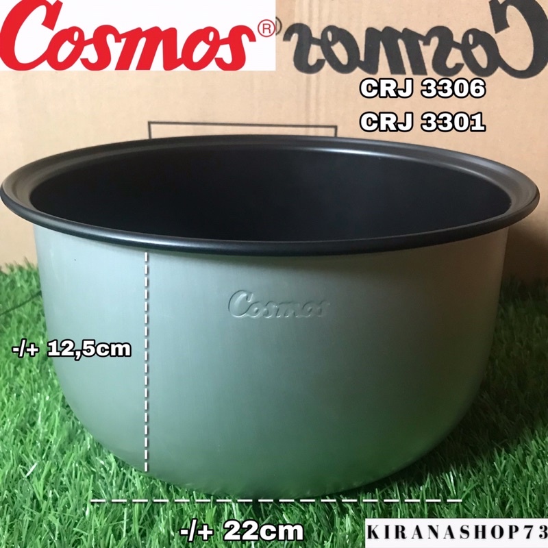 Jual Panci Magic Com Cosmos CRJ 3301 CRJ 3306 1,8 Liter Pendek Original ...