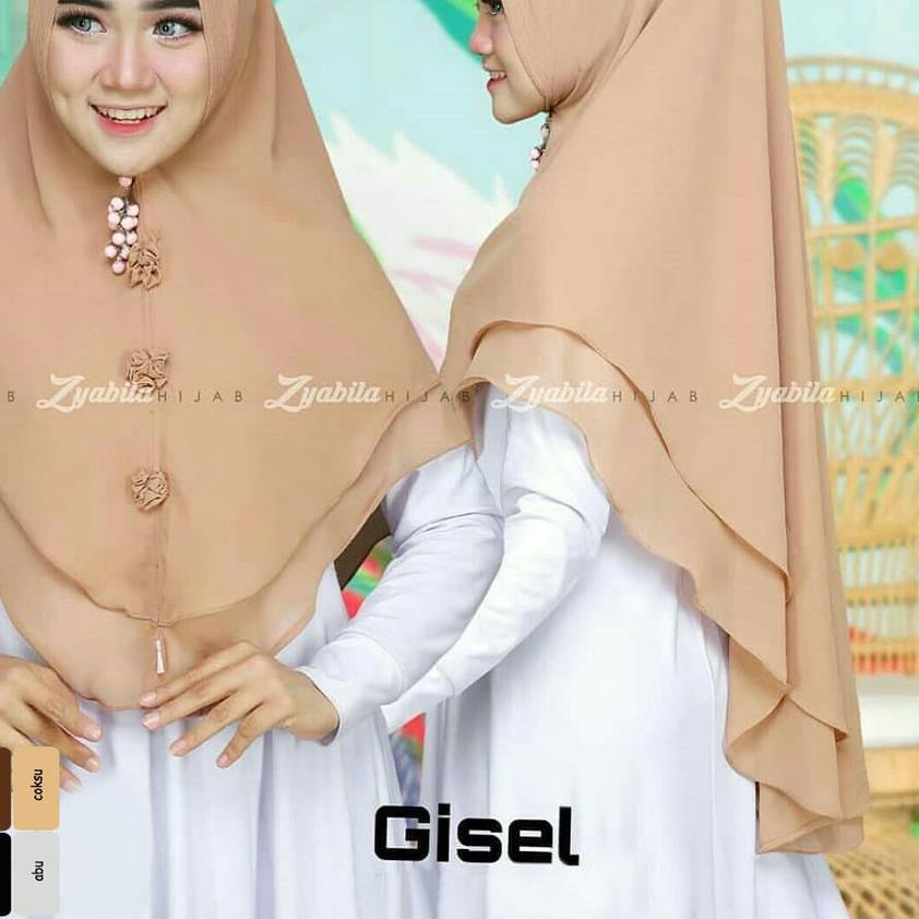 Jual EXCLUSIVE!Khimar Gisel HIjab Instan / Busana Muslim / Khimar Instan / Tutorial|KD3 | Shopee ...