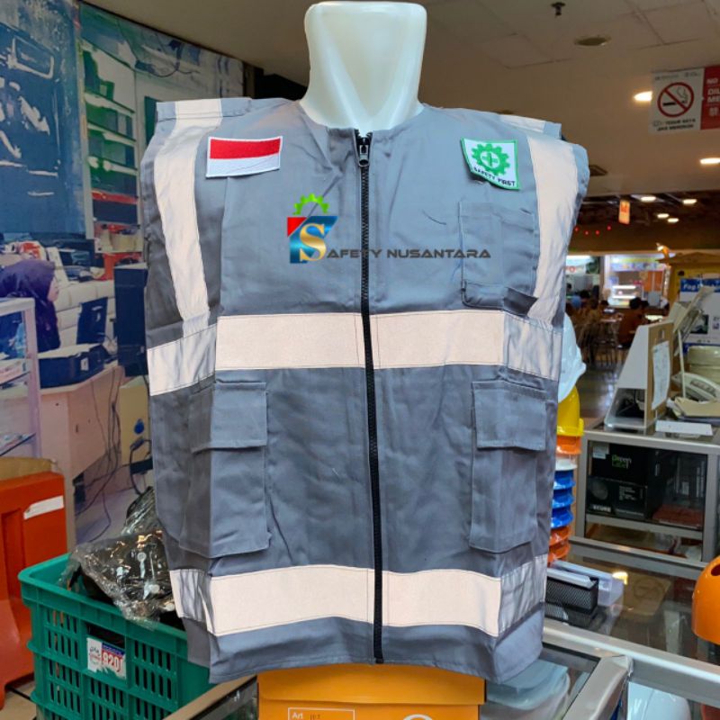 Jual Rompi Safety K3 / Rompi Safety Proyek / Rompi Safety Tambang ...