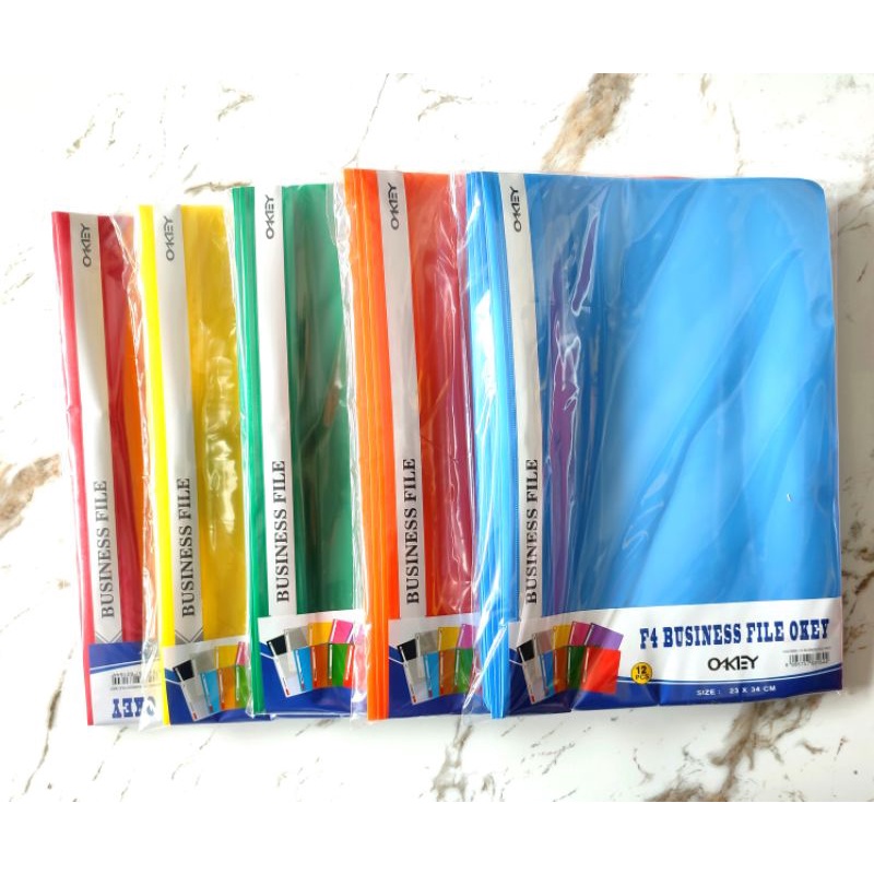 Jual Business File Folio / F4 OKEY ( 1 Pack / 12 Pcs) | Shopee Indonesia