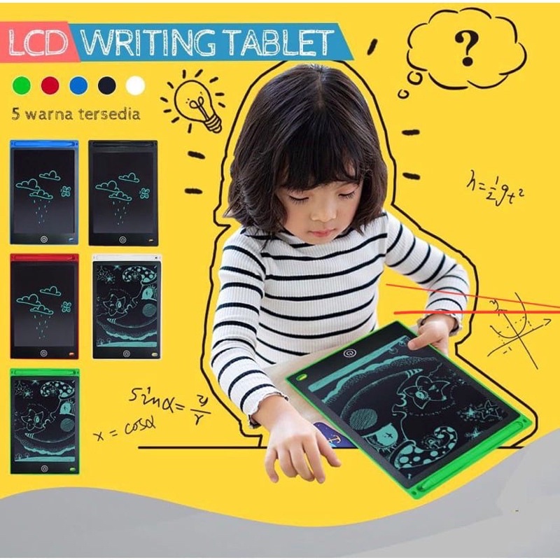 Jual LCD DRAWING WRITING TABLET ALAT BELAJAR PRAKTIS | Shopee Indonesia