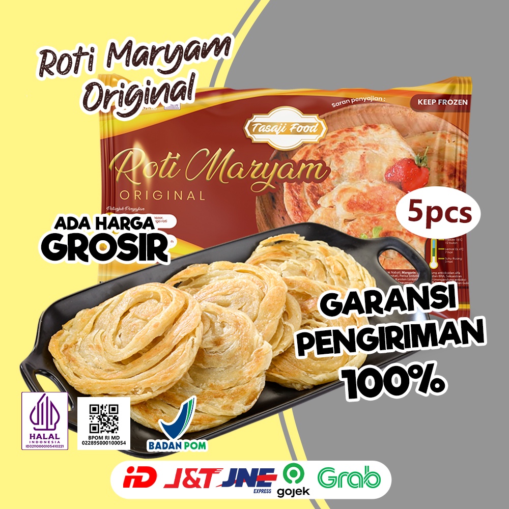Jual Tasaji Roti Maryam Original Roti Cane Canai Frozen Shopee