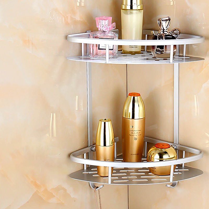 Jual World Home Rak Dinding Toilet Kamar Mandi Aluminium Rak Gantung 2 ...