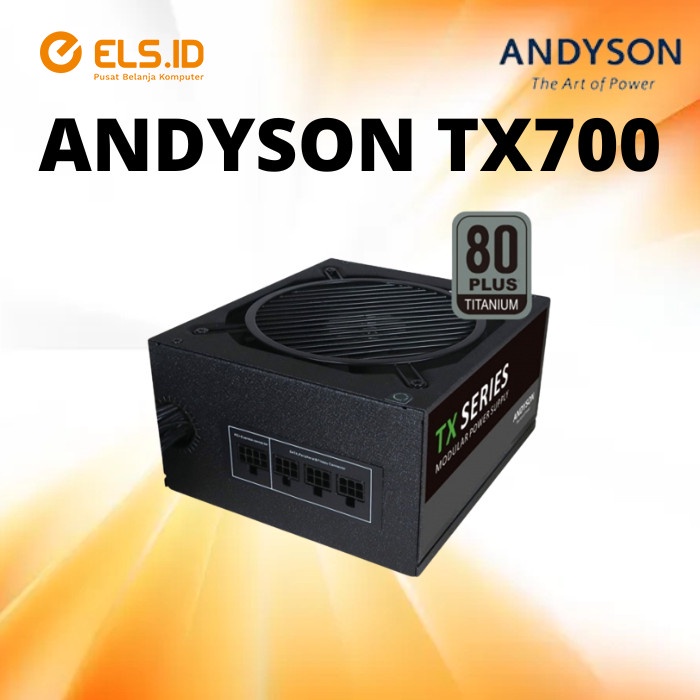 Jual Andyson TX700 Power Supply 700Watt 80 Plus Titanium - Semi Modular ...