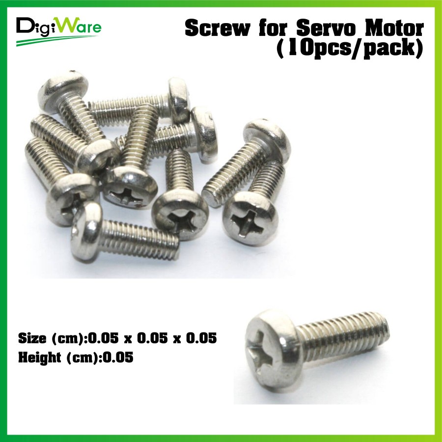 Jual Screw for Servo Motor (10pcs/pack) | Baut Servo | Shopee Indonesia