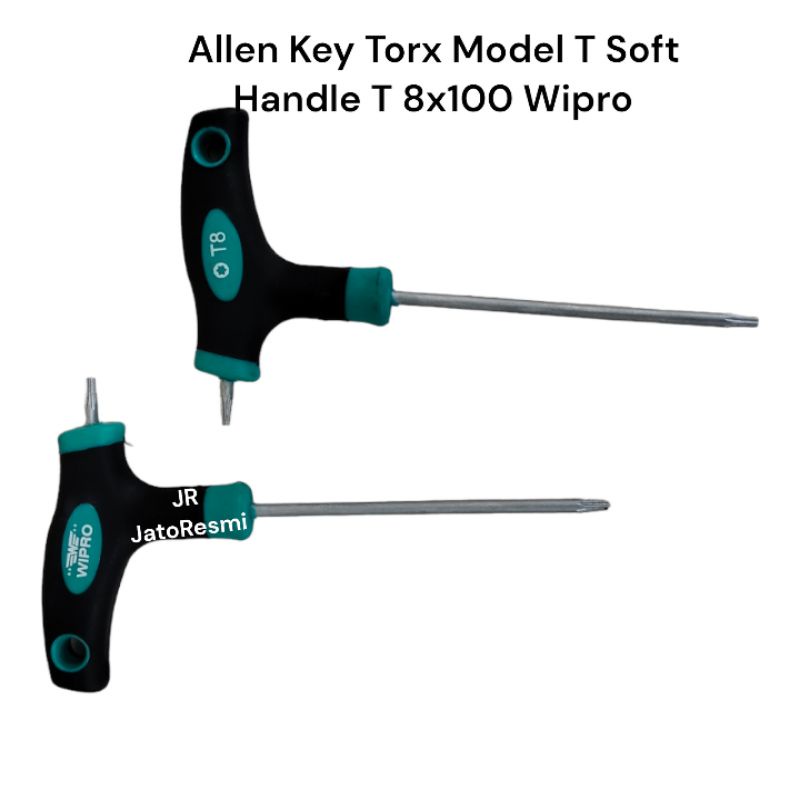 Jual Allen Key Torx Model T Soft Handle T 8x100 ATS-8 Wipro Kunci L ...