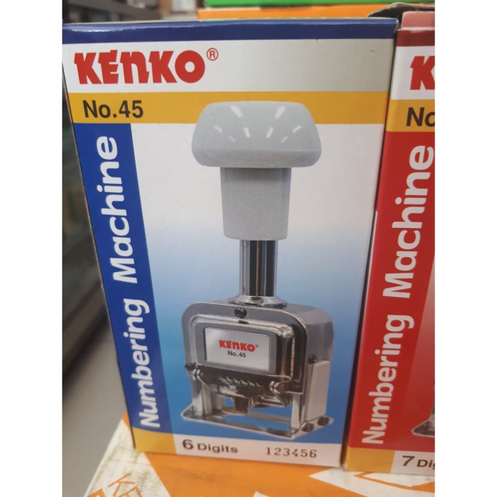 Jual Stm Kenko Numerator 6Digit/Automatic Number Machine/Stempel Angka ...