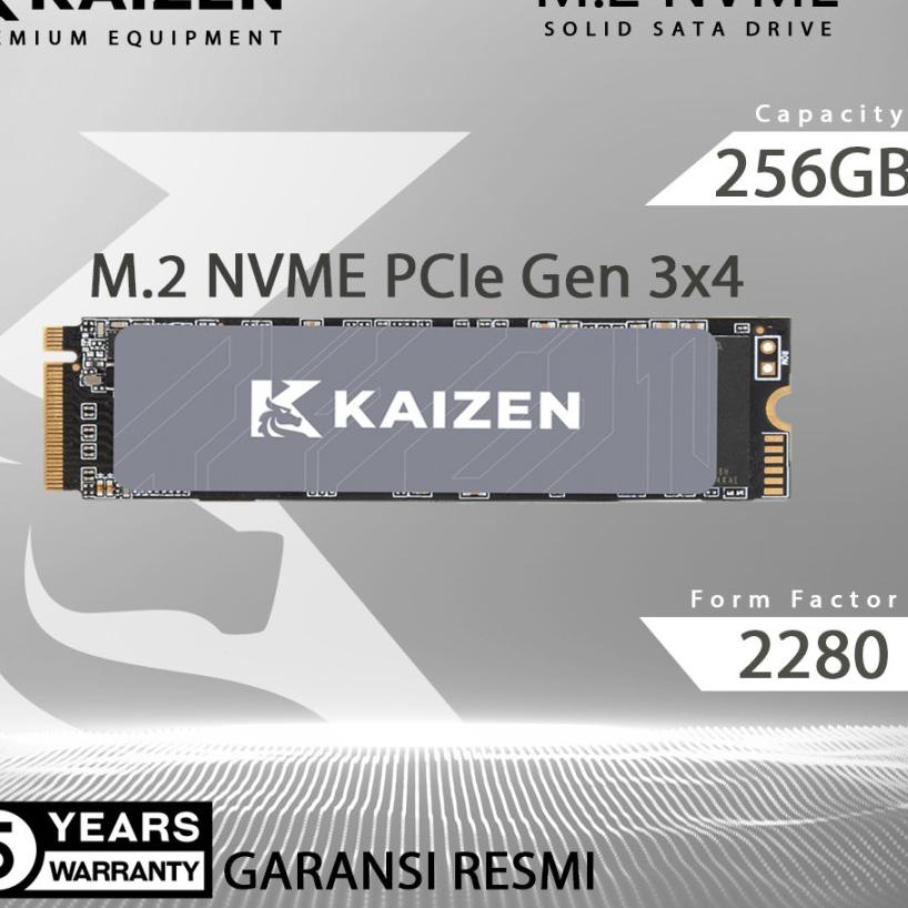 Jual Harga Spesial SSD NVME M.2 256GB KAIZEN SSD NVMe M.2 PCIe Gen3 ...