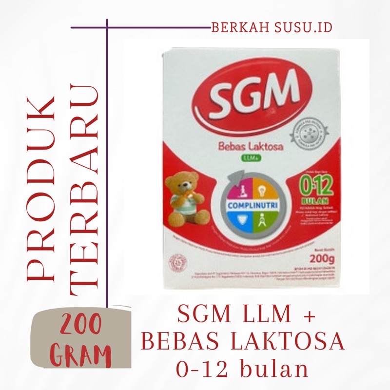 Jual SGM LLM BEBAS LAKTOSA 200 gr | Shopee Indonesia