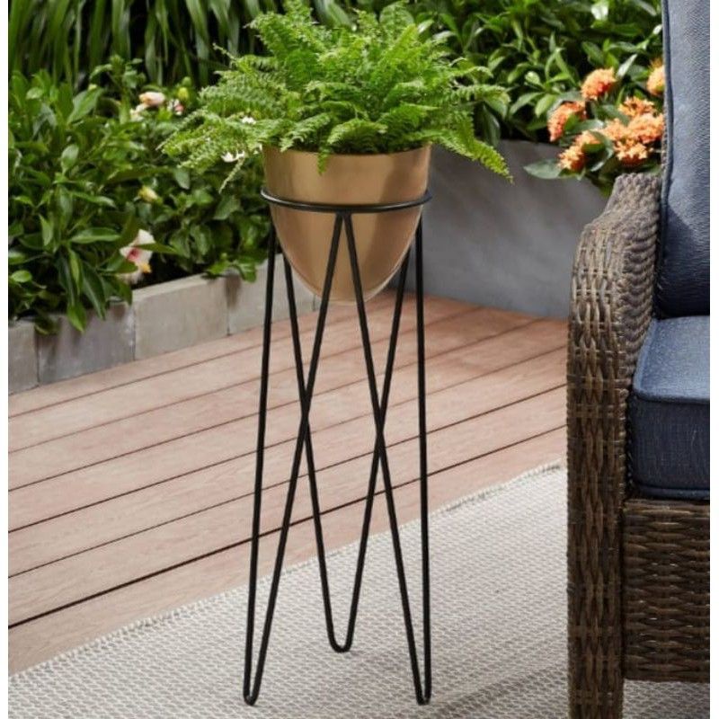 Jual TINGGI 60 CM DIAMETER POT 25&20&15/POT BUNGA BESI/STANDING POT ...