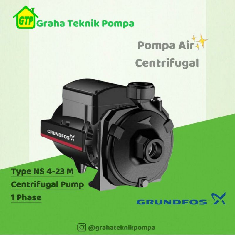 Jual Pompa Air Centrifugal Grundfos NS 4-23 M | Shopee Indonesia