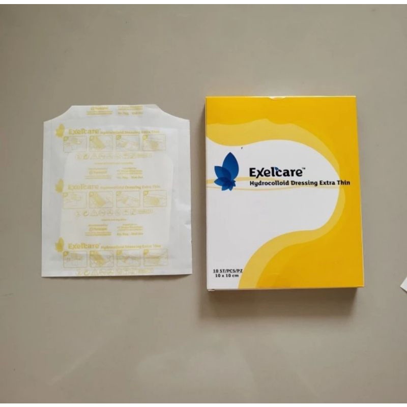 Jual Hydrocolloid Extra Thin 10x10cm EXELCARE Wound Dressing - Fungsi ...