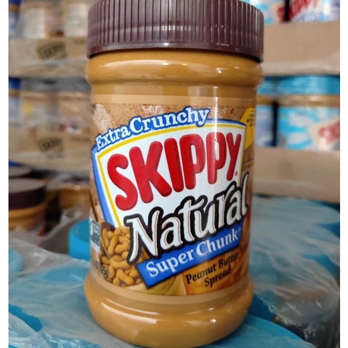 Jual EXTRA CRUNCHY SKIPPY NATURAL SUPER CHUNK PEANUT BUTTER SPREAD 425G ...