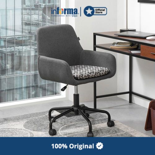 Jual Informa Fummo Kursi Kantor Sandaran Rendah - Abu-Abu Tempat Duduk ...