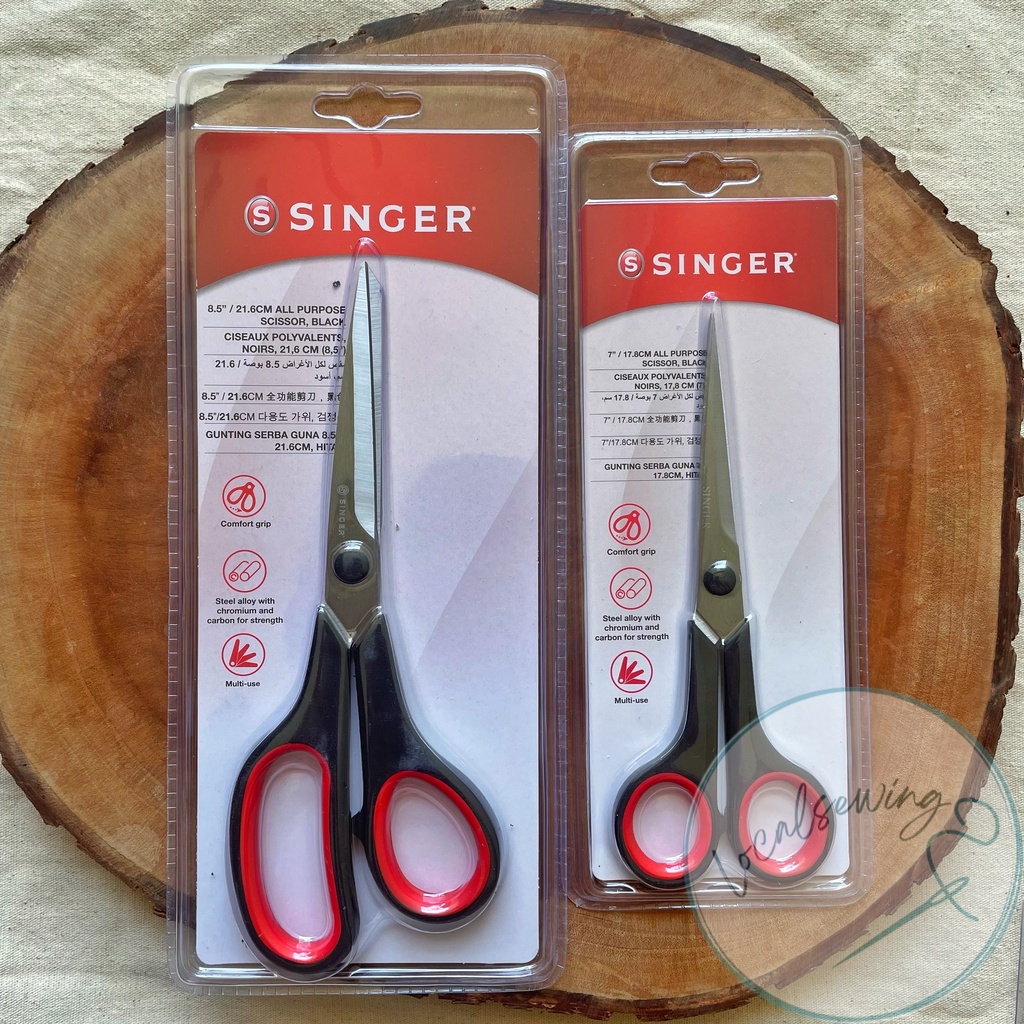 Jual Singer Gunting Kain / Gunting Serbaguna 8,5inch/ 21,6cm & Gunting ...