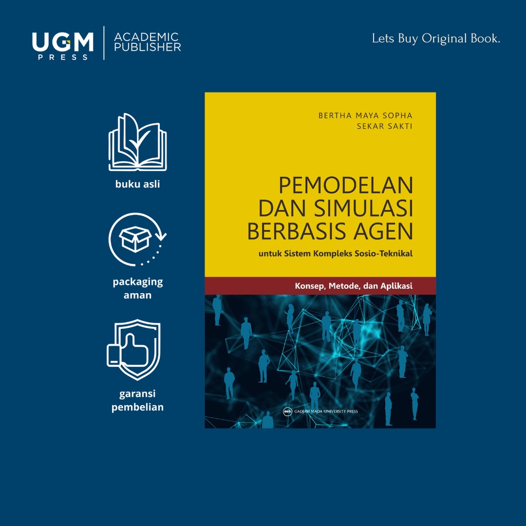 Jual UGM Press Buku Original Pemodelan dan Simulasi Berbasis Agen untuk ...