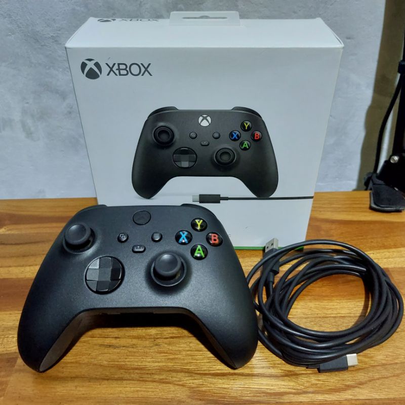 Jual Stick Xbox Series S X Controller Wireless Stik Carbon Black USB-C ...