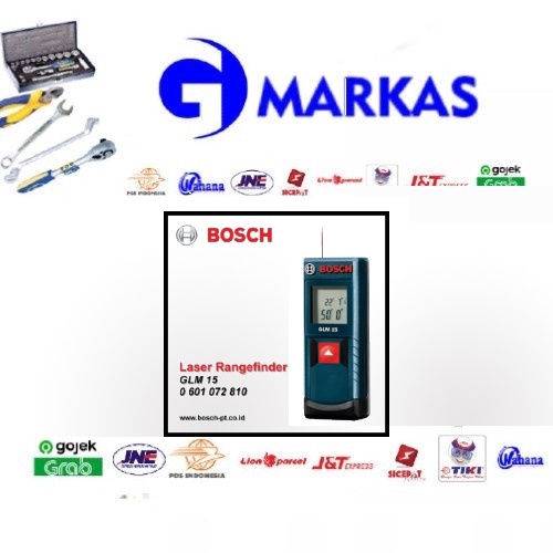 Jual Bosch GLM 15 / Meteran Laser Digital / Meteran Laser Bosch ...