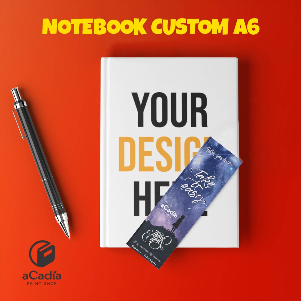 Jual Notebook Custom A6 Hardcover | Shopee Indonesia